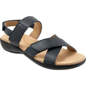 Trotters River Slingback Sandal - Navy