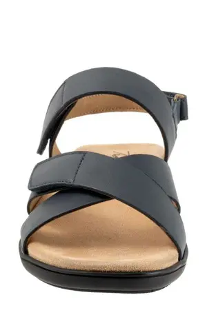 Trotters River Slingback Sandal - Navy