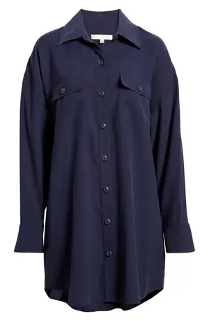 WAYF Huxley Long Sleeve Shirtdress