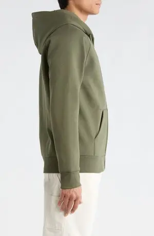 Carhartt Work In Progress Chase Cotton-blend Zip-up Hoodie - Leaf/gold