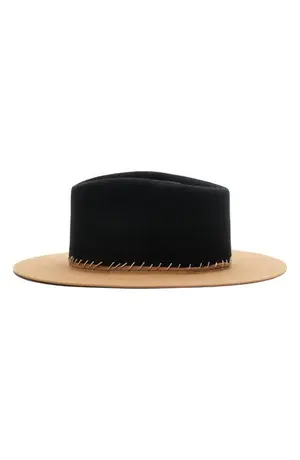 MODERN MONARCHIE Color Block Fedora