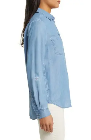BEACHLUNCHLOUNGE Arlita Chambray Button-up Shirt