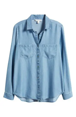 BEACHLUNCHLOUNGE Arlita Chambray Button-up Shirt