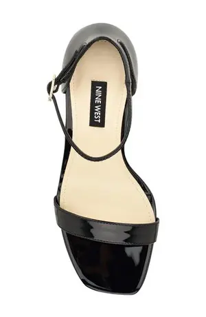 Nine West Ilea Patent Ankle Strap Sandal