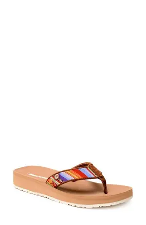 Minnetonka Hedy 2.0 Flip Flop - Frisco Stripe