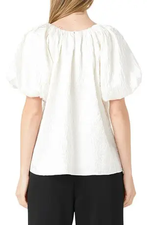 Endless Rose Crinkle Satin Top