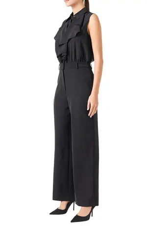 Endless Rose Ruffle Sleeveless Jumpsuit