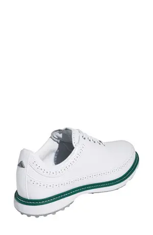 Adidas Mc80 Spikeless Golf Shoe - White/silver/collegiate Green