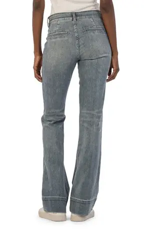 Kut From The Kloth Ana Mid Rise Flare Jeans