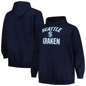 Profile Seattle Kraken Arch Over Logo Pullover Hoodie