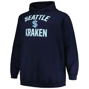Profile Seattle Kraken Arch Over Logo Pullover Hoodie
