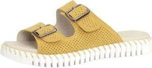 ILSE JACOBSEN Tulip 1176 Sandals In Goldenrod - Gold