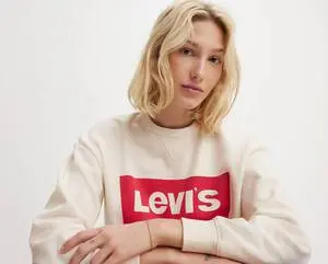 LEVI'S Graphic Signature Crewneck Sweatshirt