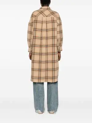 Isabel Marant Étoile Fontizia Checked Coat - Neutrals