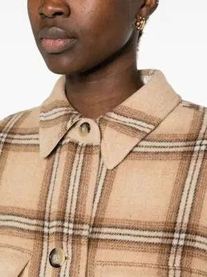 Isabel Marant Étoile Fontizia Checked Coat - Neutrals