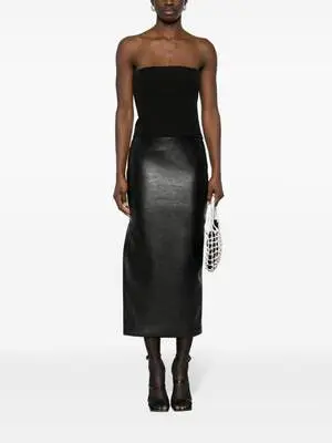Gauge81 Tona Strapless Top - Black