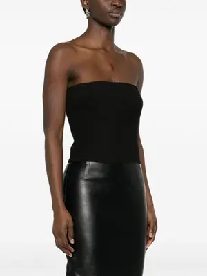 Gauge81 Tona Strapless Top - Black
