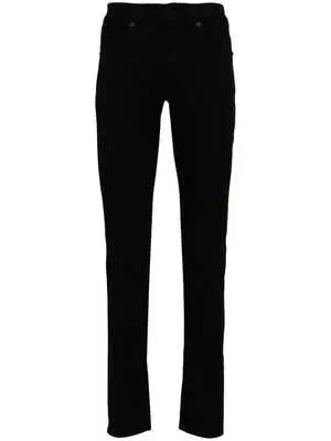 DONDUP George Mid-rise Tapered Jeans - Black