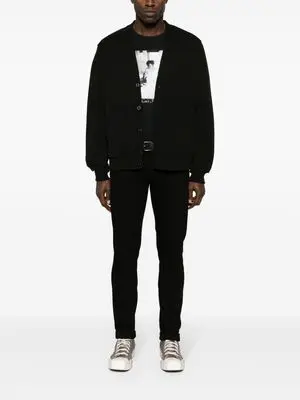 DONDUP George Mid-rise Tapered Jeans - Black