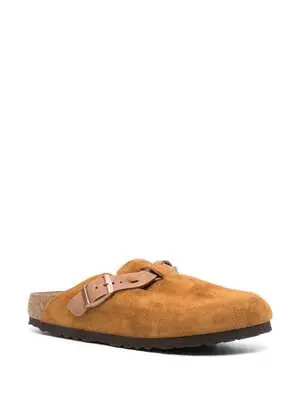 BIRKENSTOCK Boston Braided Clogs - Brown