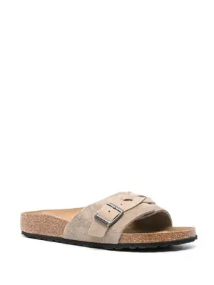 BIRKENSTOCK Buckled Suede Sandals