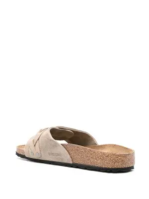 BIRKENSTOCK Buckled Suede Sandals