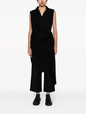MARC LE BIHAN Draped Wool Vest