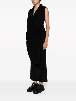 MARC LE BIHAN Draped Wool Vest