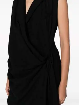 MARC LE BIHAN Draped Wool Vest