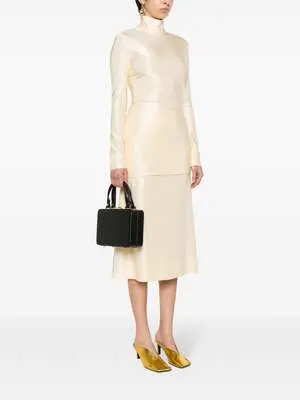 GIANVITO ROSSI Valì Leather Tote Bag - Black
