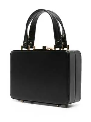 GIANVITO ROSSI Valì Leather Tote Bag - Black