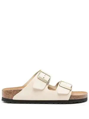 BIRKENSTOCK Arizona Leather Sandals - Neutrals