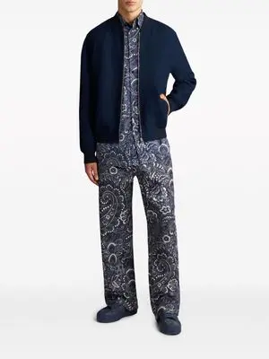 Etro Textured Cotton Bomber Jacket
