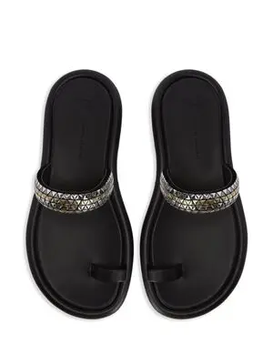 GIUSEPPE ZANOTTI Redouart Stud-embellished Sandals