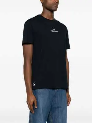 Polo Ralph Lauren Logo-embroidered T-shirt - Blue