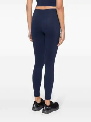 SPORTY & RICH Serif Logo-print Leggings