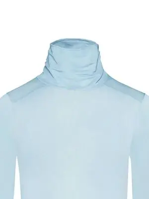 MAISON MARGIELA Four-stitch Sheer Bodysuit - Blue