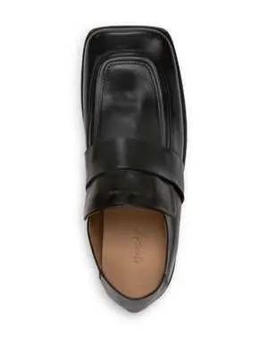 Marsèll Spatola Square-toe Leather Loafers
