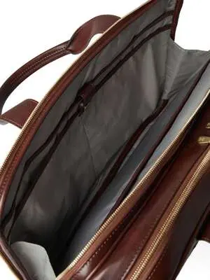 Brunello Cucinelli Leather Briefcase - Brown