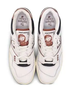 NEW BALANCE 550 Panelled Leather Sneakers - White