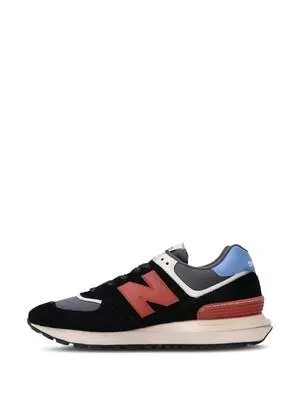 NEW BALANCE 574 Panelled Sneakers - Black