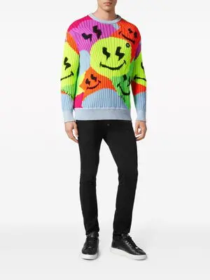 Philipp Plein Smile Graffiti Jumper