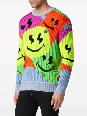Philipp Plein Smile Graffiti Jumper