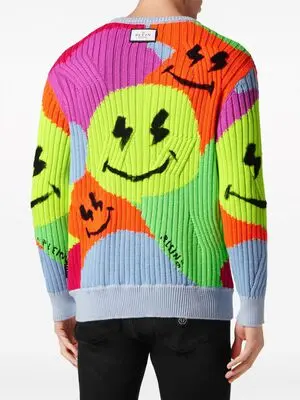 Philipp Plein Smile Graffiti Jumper