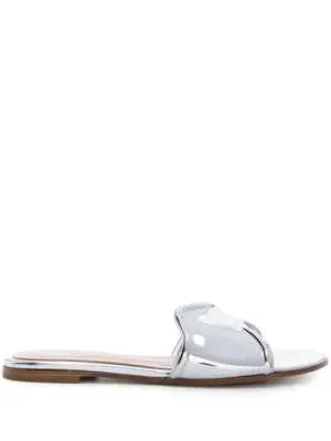 GIANVITO ROSSI Lucrezia Sandals - Silver