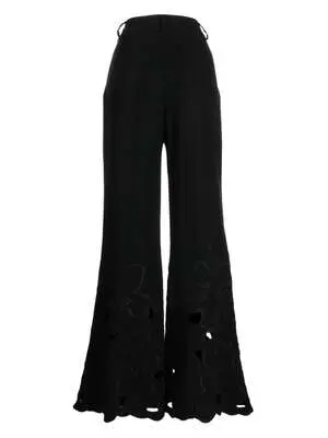 Elie Saab Embroidered Flared Trousers
