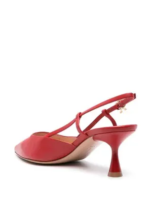 GIANVITO ROSSI Ascent 55mm Slingback Pumps - Red