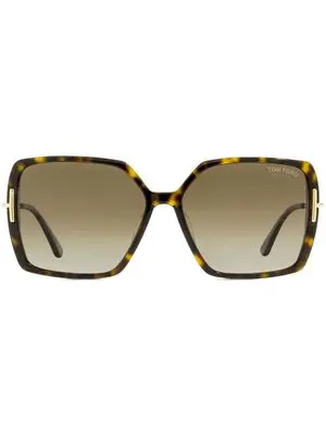 TOM FORD Joanna Butterfly-frame Sunglasses - Brown