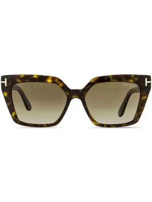 TOM FORD Cat-eye Frame Sunglasses - Brown