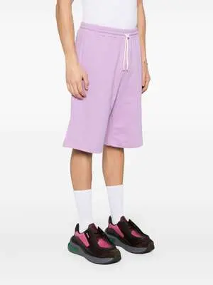 MSGM Drawstring Track Shorts - Purple